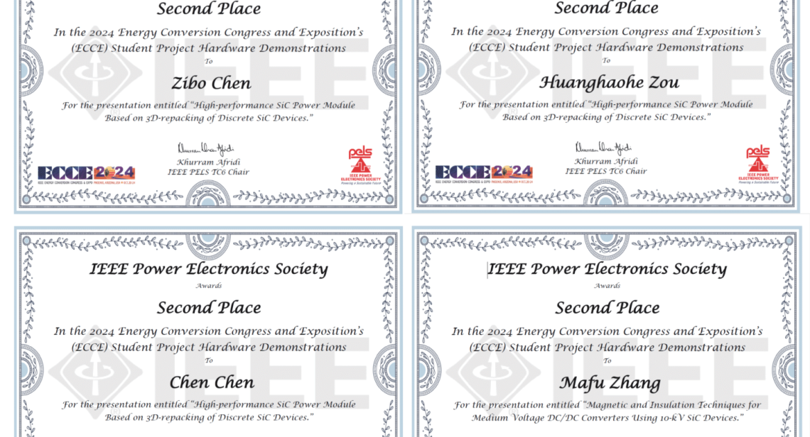 SPEC Students received 2nd place award in the student hardware project ...